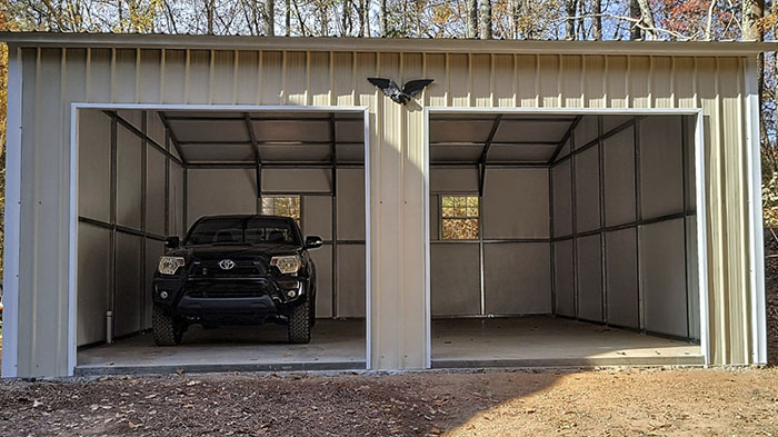Two Car Garages | US Patriot Steel